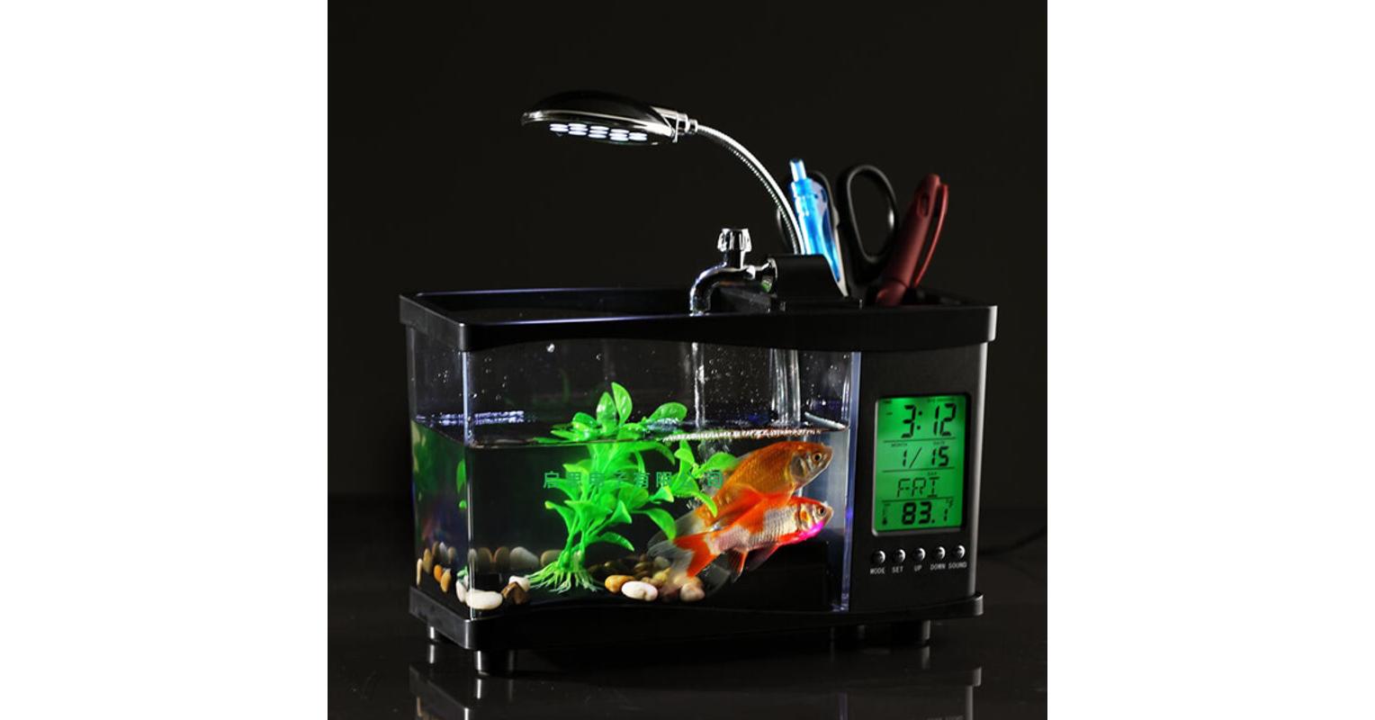 Multifunkciós Mini Akvárium - USB - Ajándék Ötletek – Crazyshop ajándék ...